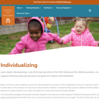 Individualizing - National Center for Pyramid Model Innovations